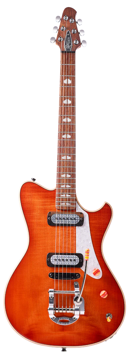 The A-Type Electric Guitar Orange - Powers Electric