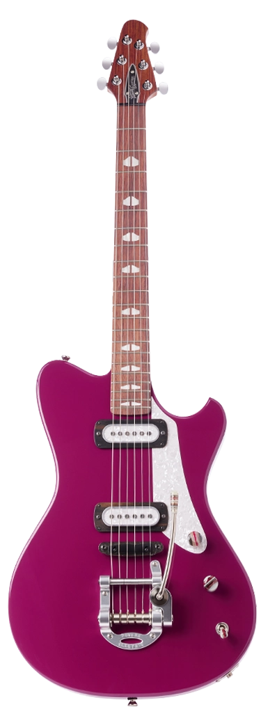 The A-Type Electric Guitar Pink - Ruby Star - Powers Electric